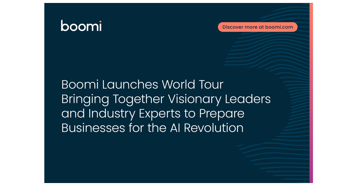 Boomi Launches World Tour, Bringing Together Visionary Leaders and ...