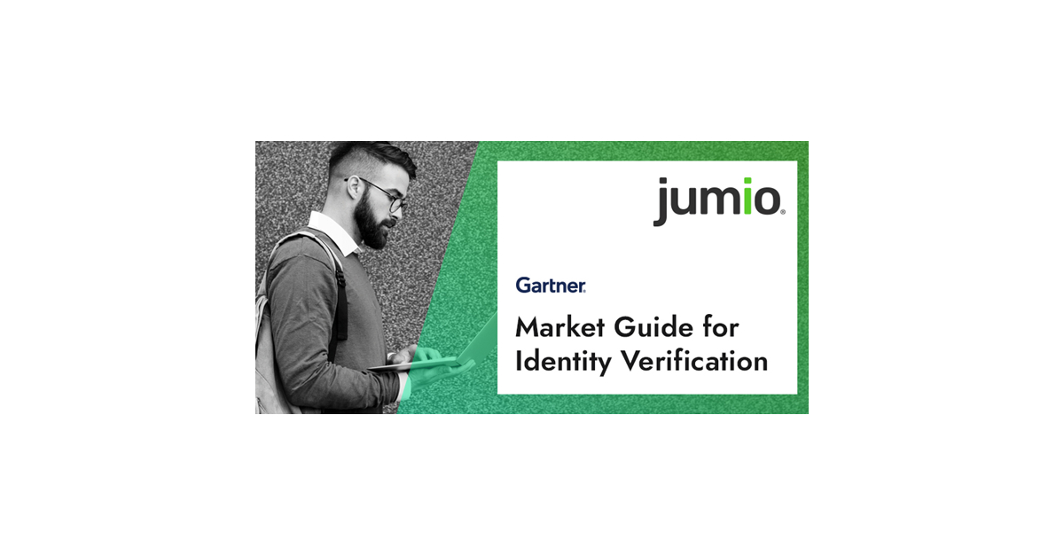 Jumio Named a Representative Vendor in Fifth Consecutive Gartner® Market Guide for Identity ...