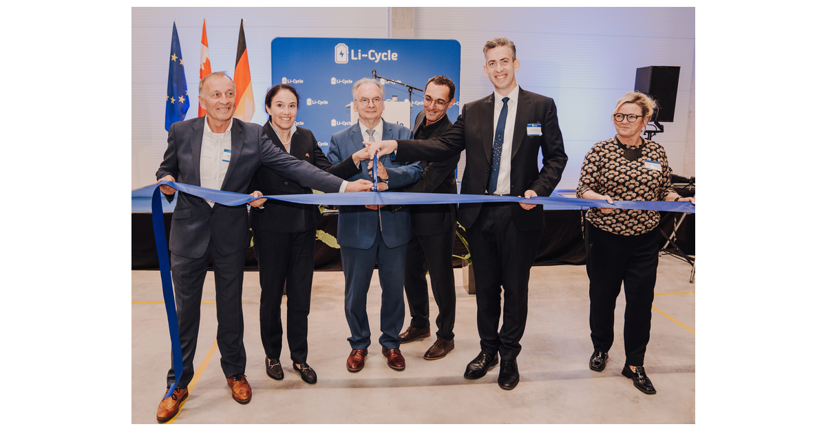 Li-Cycle Celebrates the Opening of One of the Largest Lithium-Ion ...