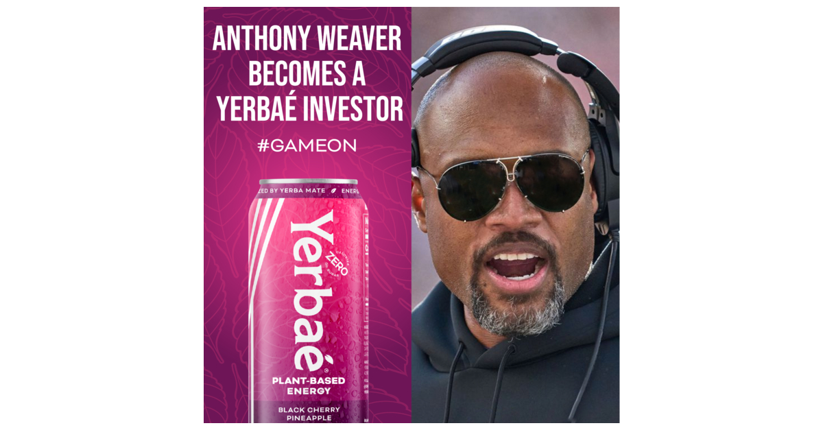 Yerbaé Welcomes Baltimore Ravens Coach Anthony Weaver to Its Team of ...