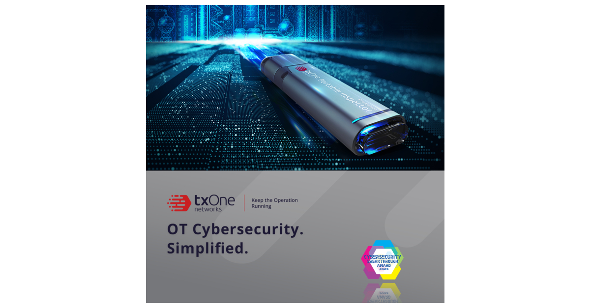 TXOne Networks’ Portable Inspector Named CyberSecurity Breakthrough’s ‘Compliance Software ...