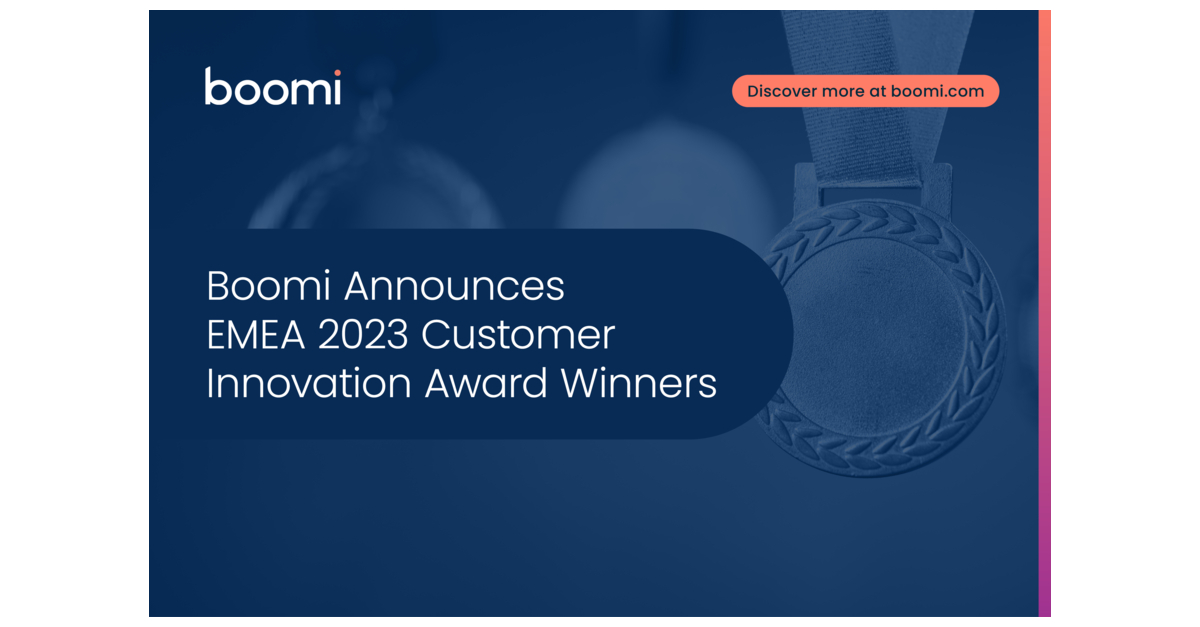 Boomi annonce les lauréats du prix de l’innovation client EMEA 2023 ...