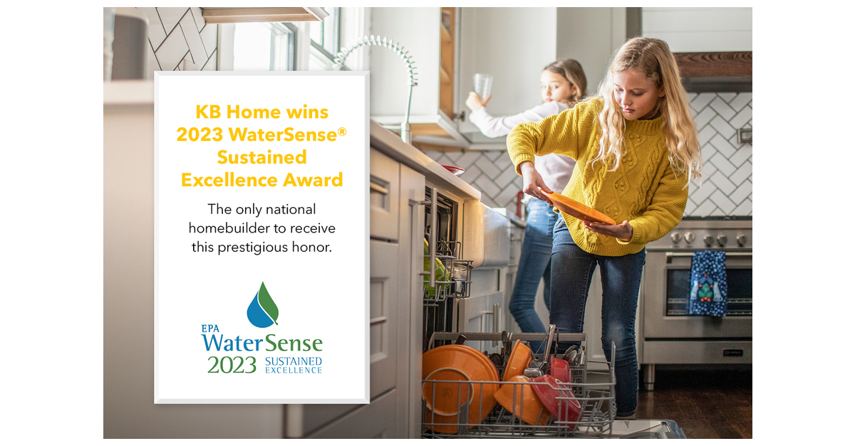 KB Home Wins 2023 WaterSense Sustained Excellence Award, the Only ...