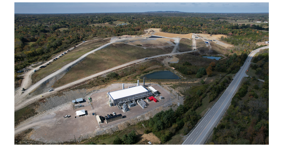Ameresco Landfill Gas to Renewable Natural Gas Plant Operations Begin ...