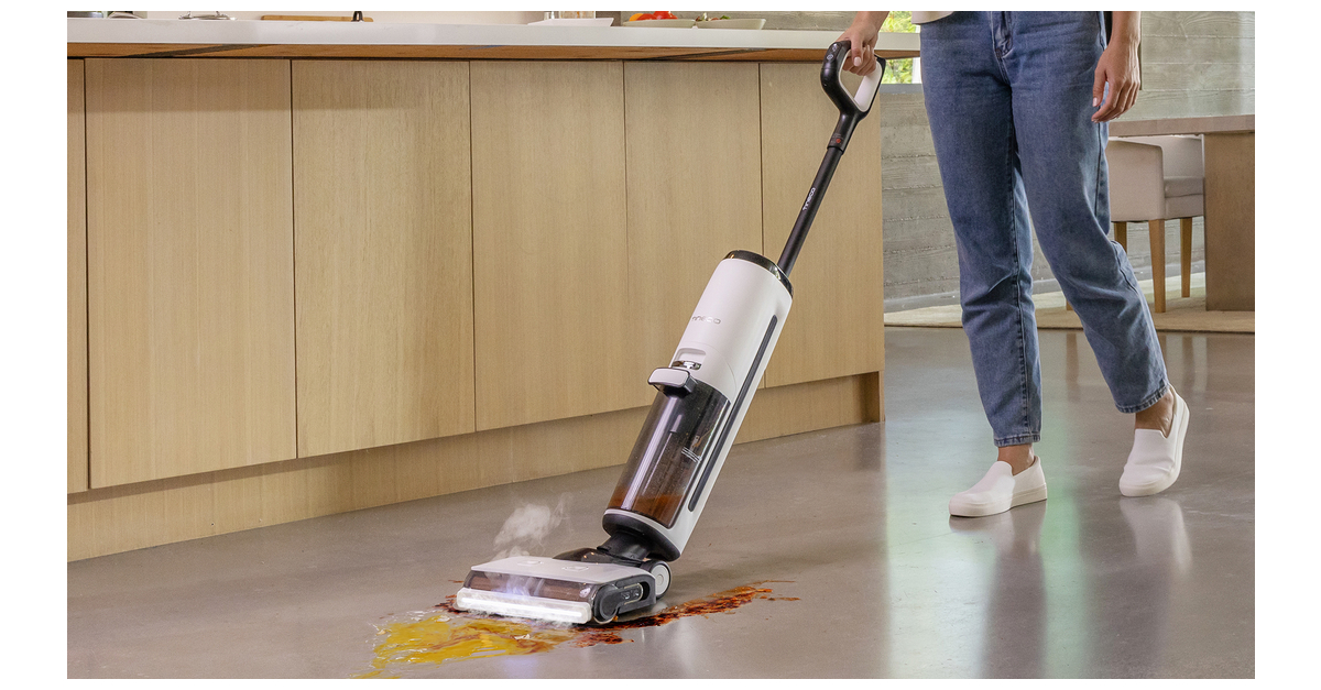 Tineco Floor One S7 Steam, the 3-in-1 Smart Cordless Steam Floor Washer ...
