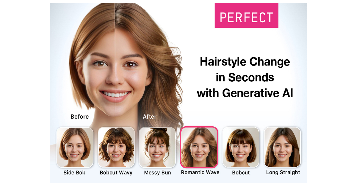Perfect Corp. Unveils Unique Generative AI Technology for Hairstyling ...