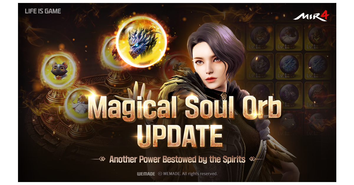 Wemade met à jour son nouveau système de croissance ‘Magical Soul Orb’ pour MIR4 | Business Wire