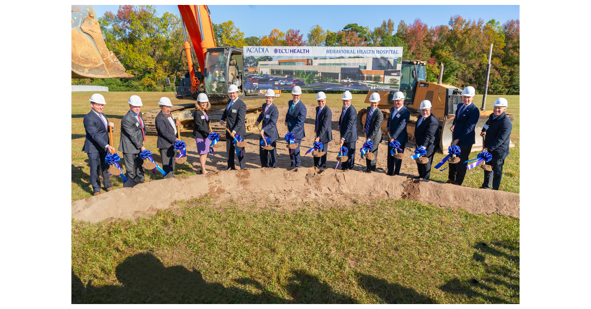 ECU Health and Acadia Healthcare Host Groundbreaking Ceremony for New ...