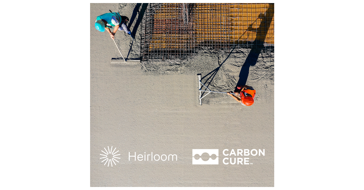 Heirloom & CarbonCure Sign Agreement to Permanently Store Atmospheric ...