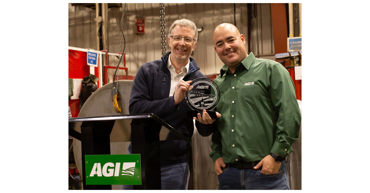 AGI Olds Facility Celebrates a 10-Year Safety Milestone in No Lost Time ...