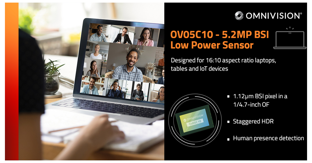OMNIVISION Introduces Industry’s First 16:10 Aspect Ratio, 5.2MP-Resolution Image Sensor ...