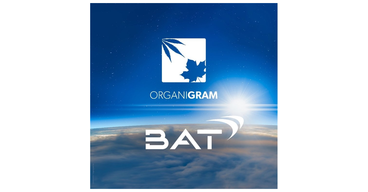 Organigram Announces C$124.6 Million Investment from BAT and Creation ...