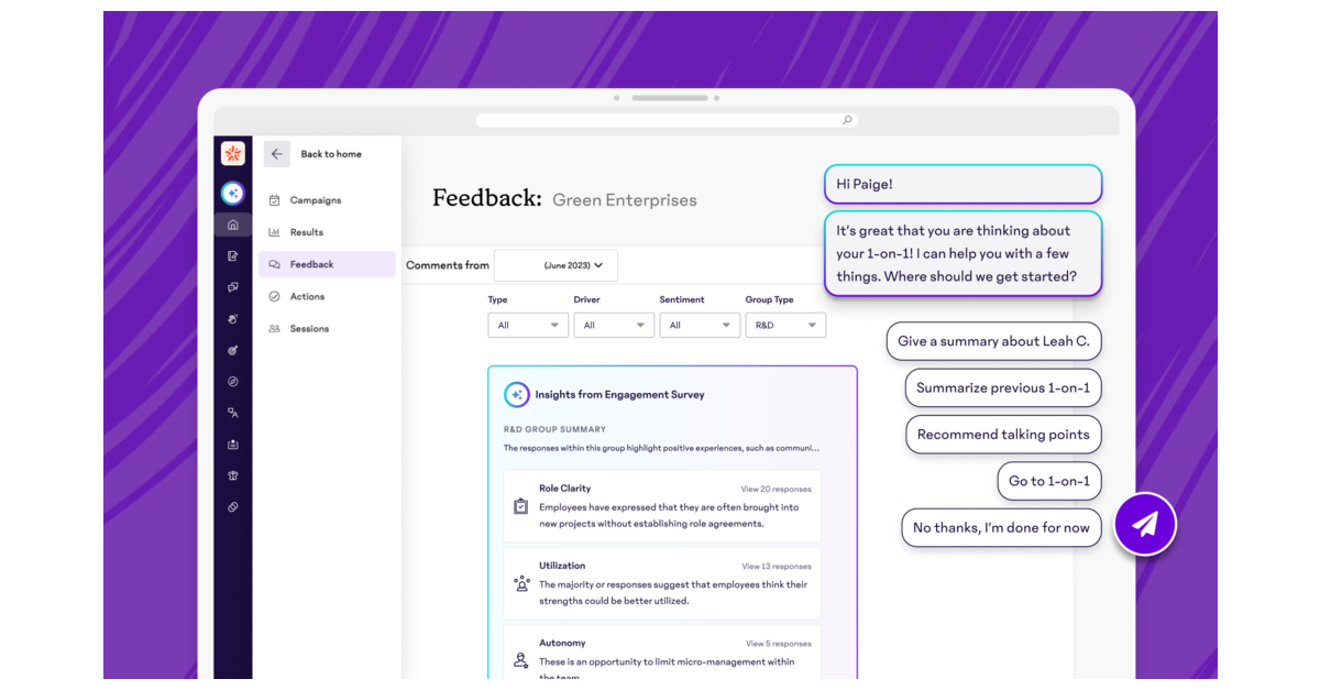 15Five Unveils Spark AI, Enhanced HR Outcomes Dashboard to Deliver Quantifiable Results from ...