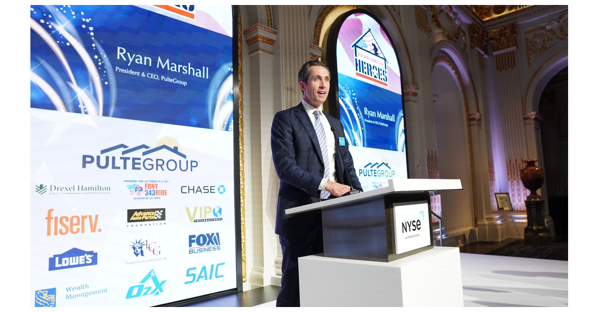 PulteGroup President and CEO Ryan Marshall Honored at Building Homes ...