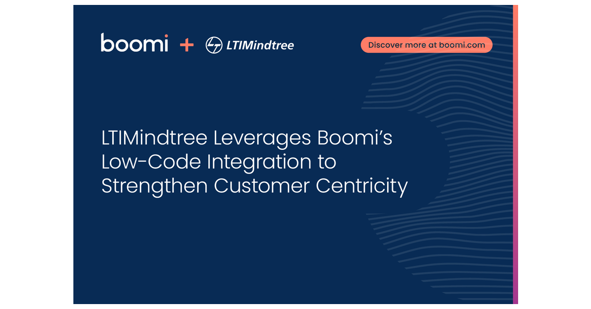 LTIMindtree Leverages Boomi's Low-Code Integration To Strengthen ...