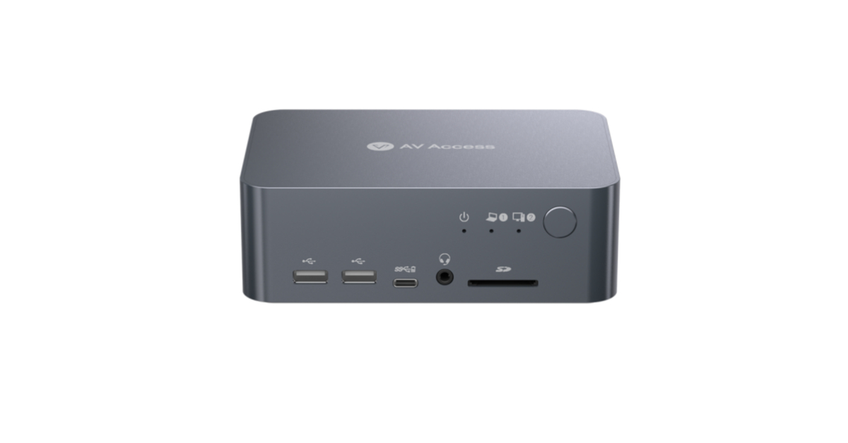 AV Access Introduces iDock C10, the Ultimate 4K Dual Monitor KVM Switch ...