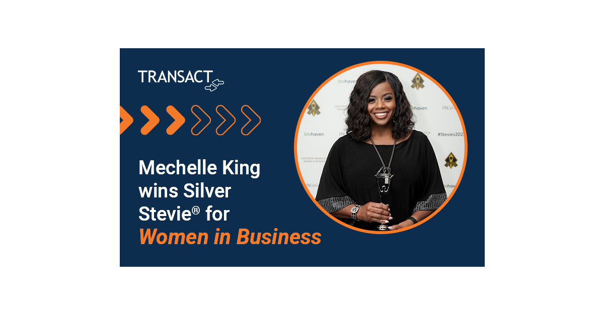 Transact Campus’ Mechelle King Wins Silver Stevie® Award in 2023 Stevie ...