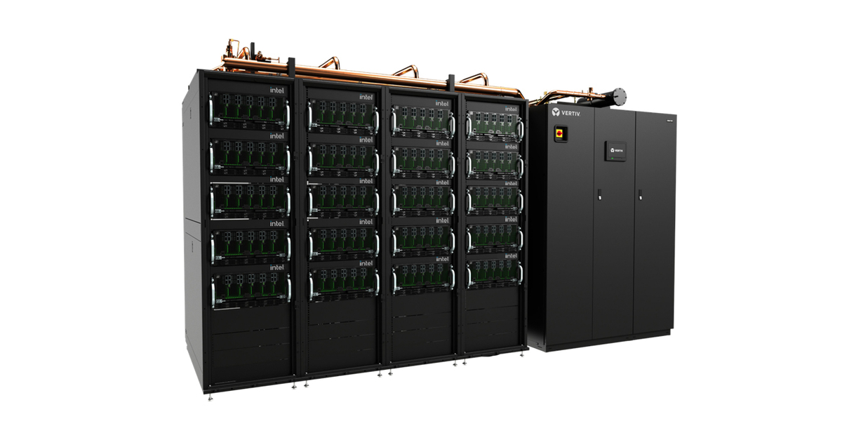 CORRECTING and REPLACING PHOTO Vertiv Collaborates with Intel on Liquid ...