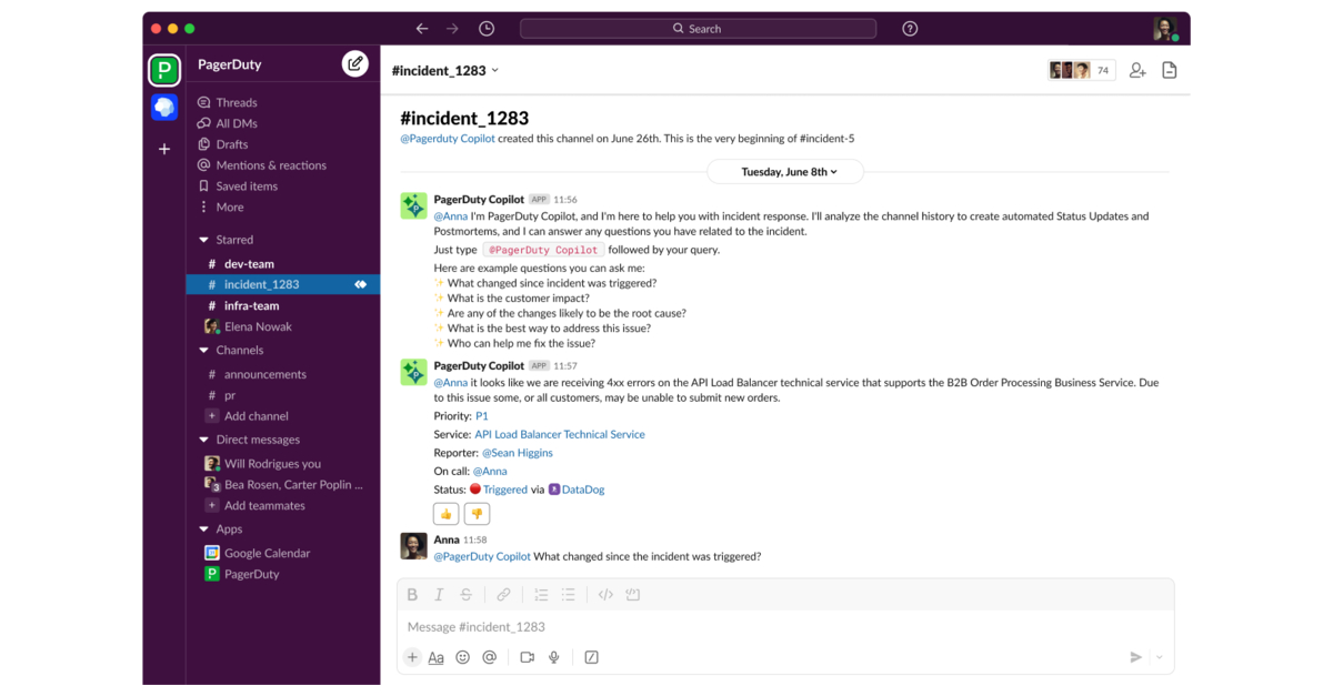 PagerDuty Announces the Latest Capability from PagerDuty Copilot, a Set ...