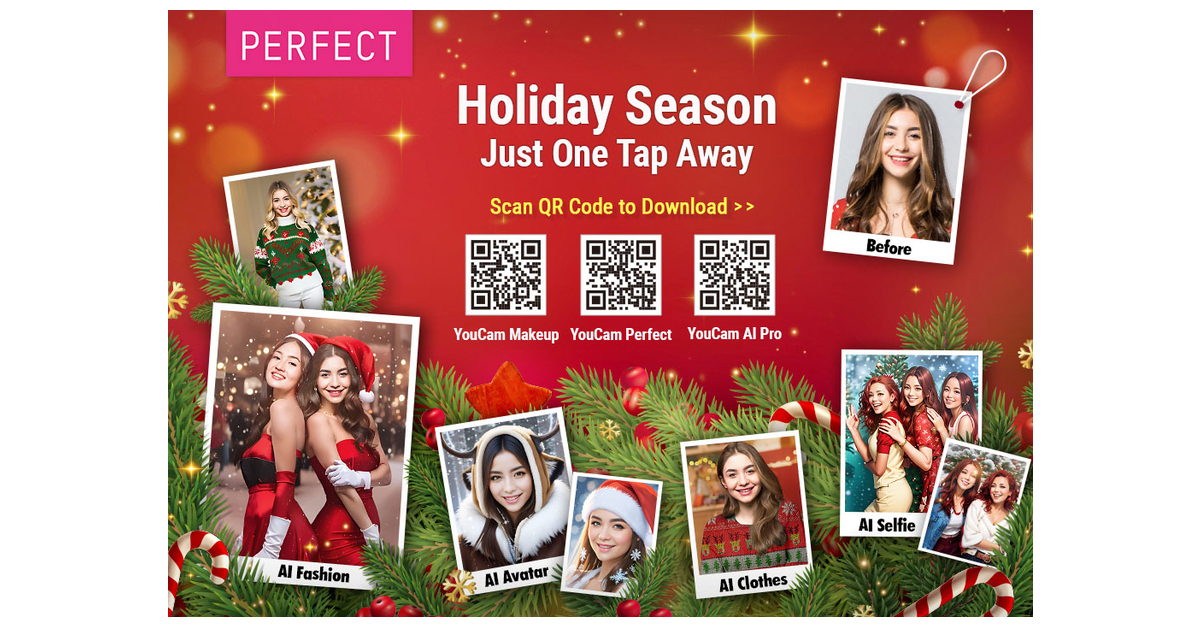 Holiday AI Magic Unleashed: Perfect Corp. Launches Exclusive Holiday Features across Full Suite ...