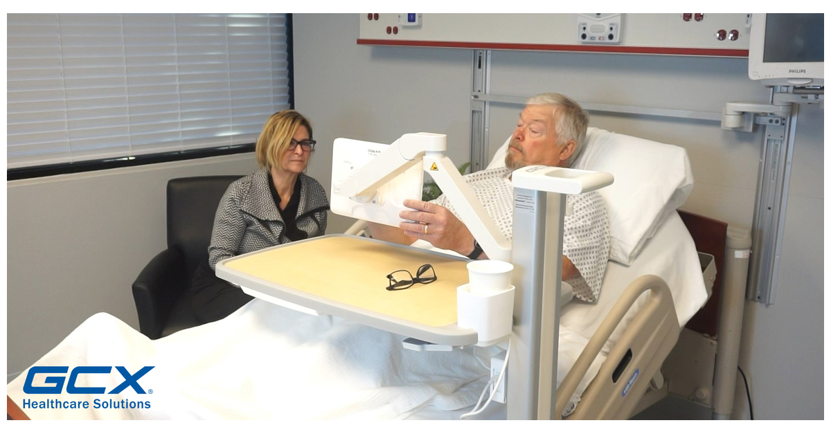 GCX Unveils Newest Patient Engagement Overbed Table for Safe Tablet Use ...