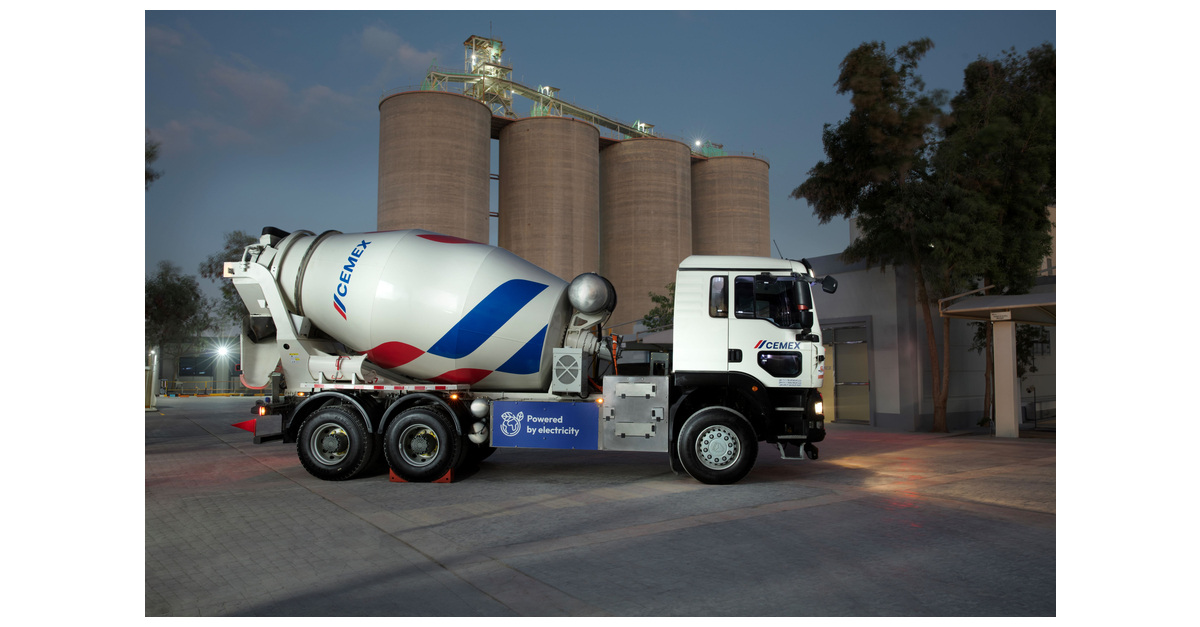 Cemex Unveiled the First Fully Electric Ready-Mix Truck in the Middle ...