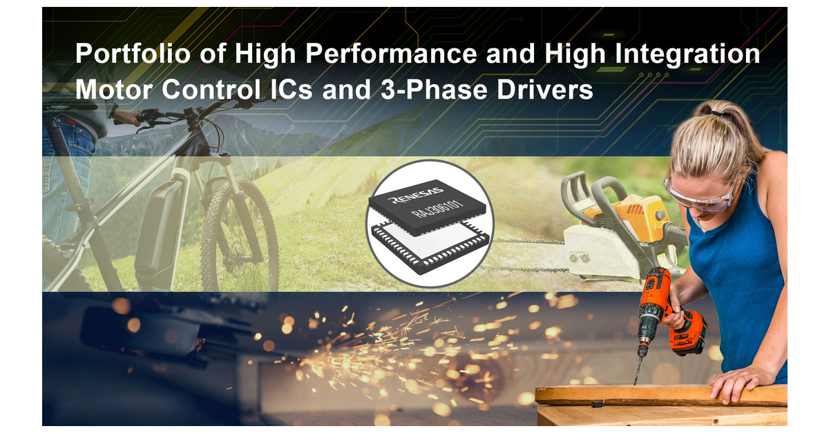 Renesas Programmable Motor Driver ICs Are First to Enable Full Torque ...