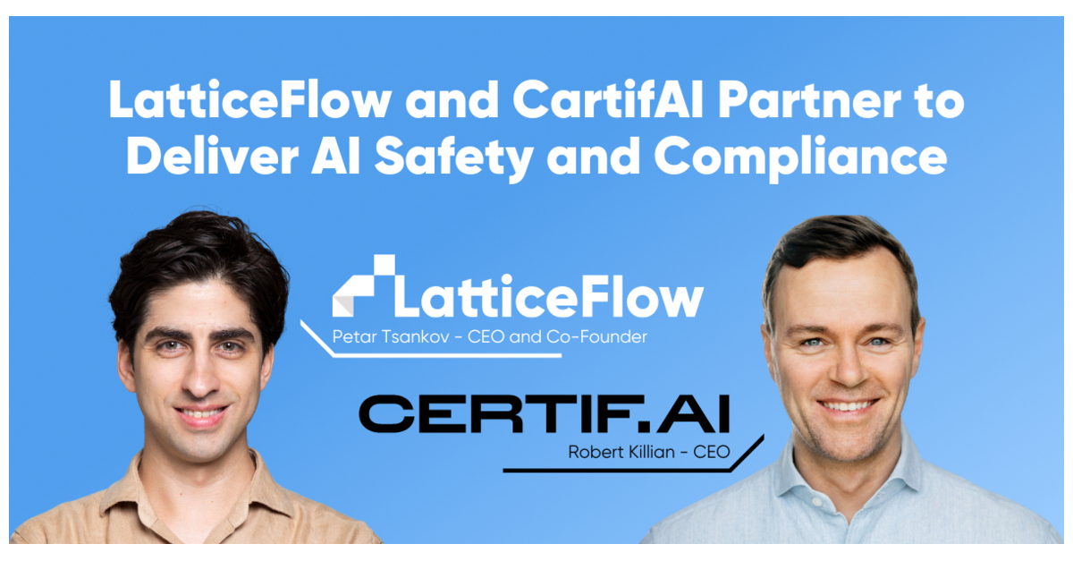 LatticeFlow partners with CertifAI to become a primary provider of technical AI assessments ...