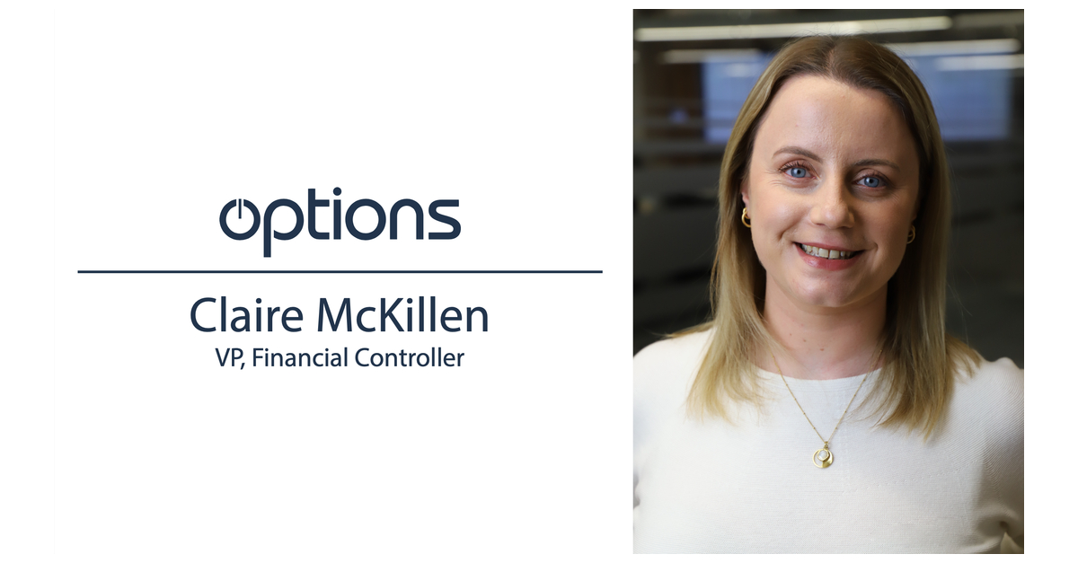 Options Announces New Vice President, Financial Controller in Long-Term ...