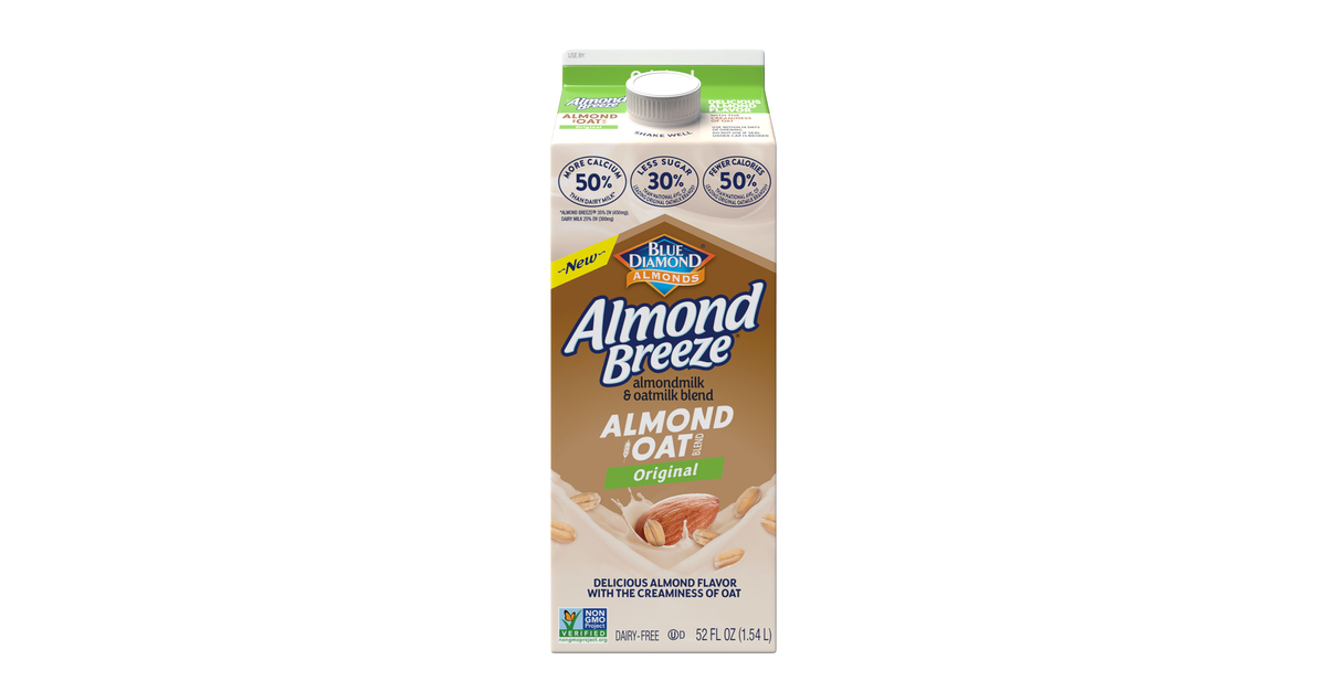 Blue Diamond Introduces New Almond Breeze® Original Almond & Oat Blend ...