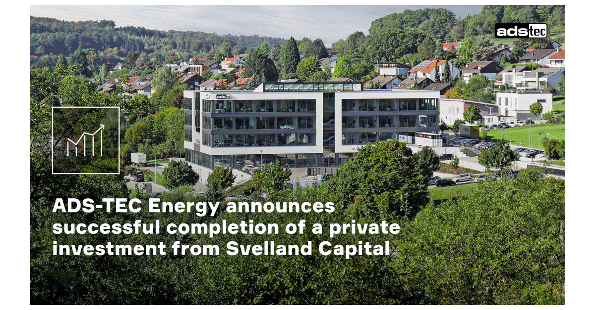 ADS-TEC Energy Signs Definitive Agreement for Private Investment by ...