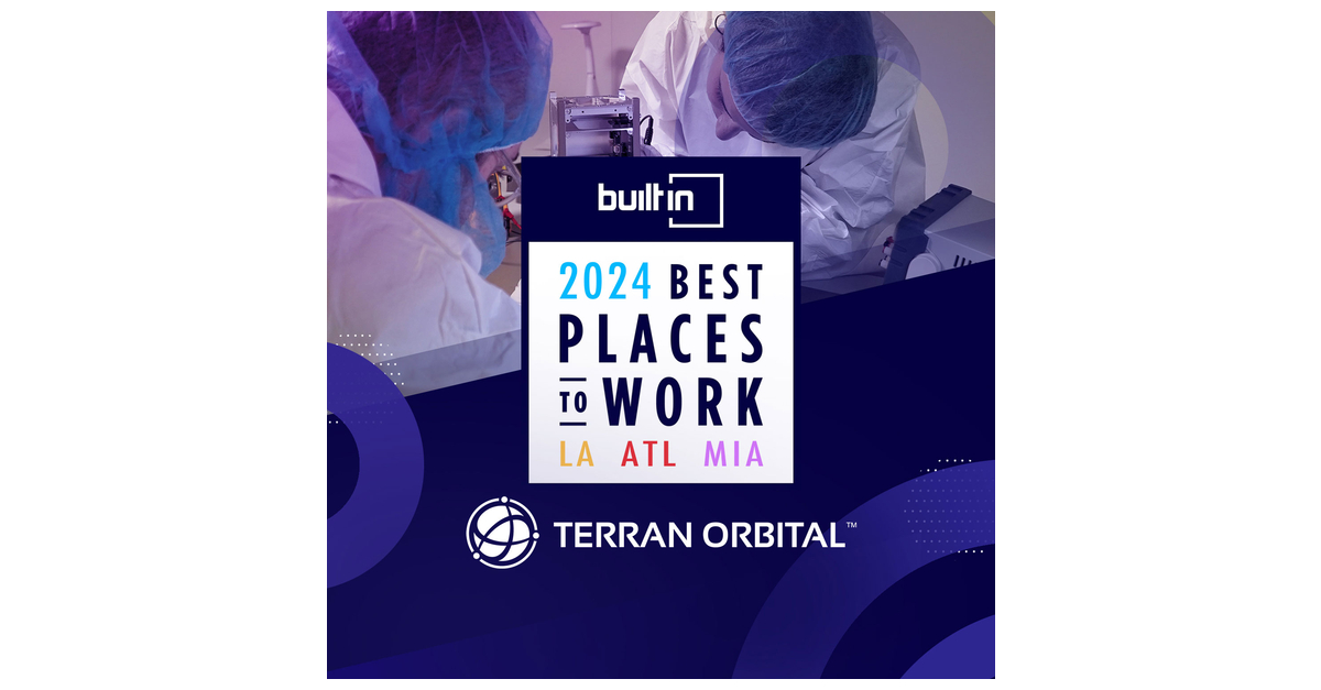 Built In Honors Terran Orbital in Its Esteemed 2024 Best Places To Work ...