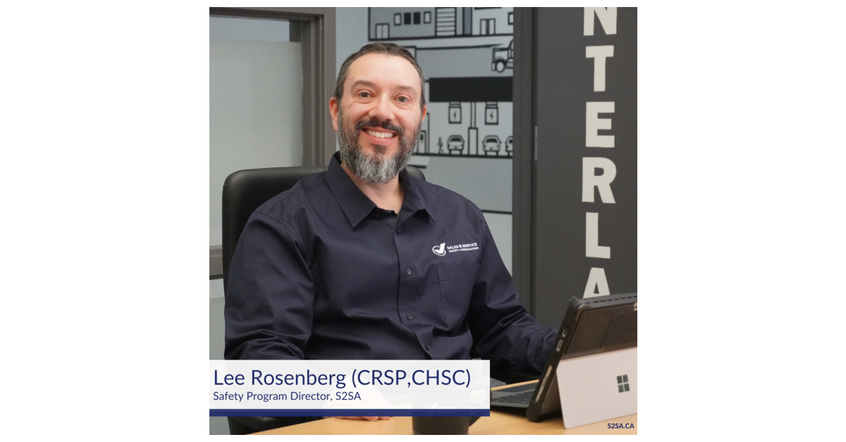 S2SA Announces New Safety Program Director, Lee Rosenberg | Business Wire