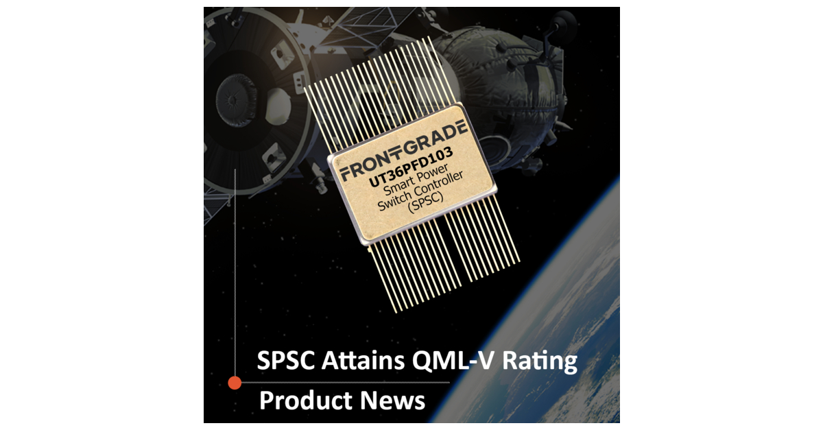 Frontgrade Launches Qualified Smart Power Switch Controller for Space ...