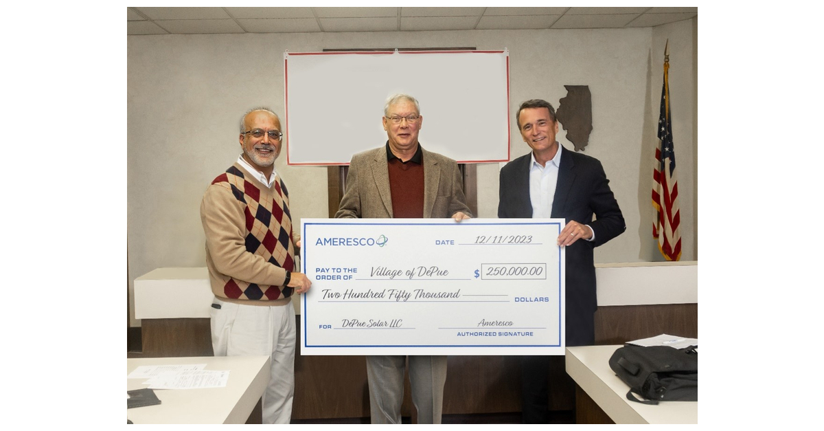 Ameresco Announces Completion of 27-Megawatt Solar Farm in Village of ...