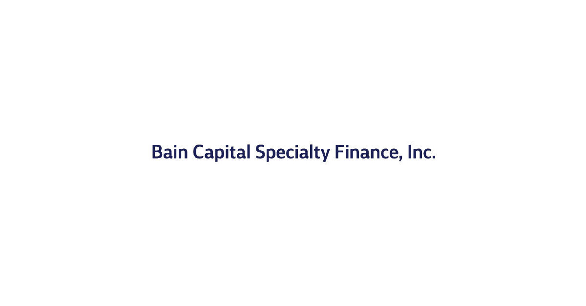 Bain Capital Specialty Finance, Inc. Schedules Earnings Release for the ...