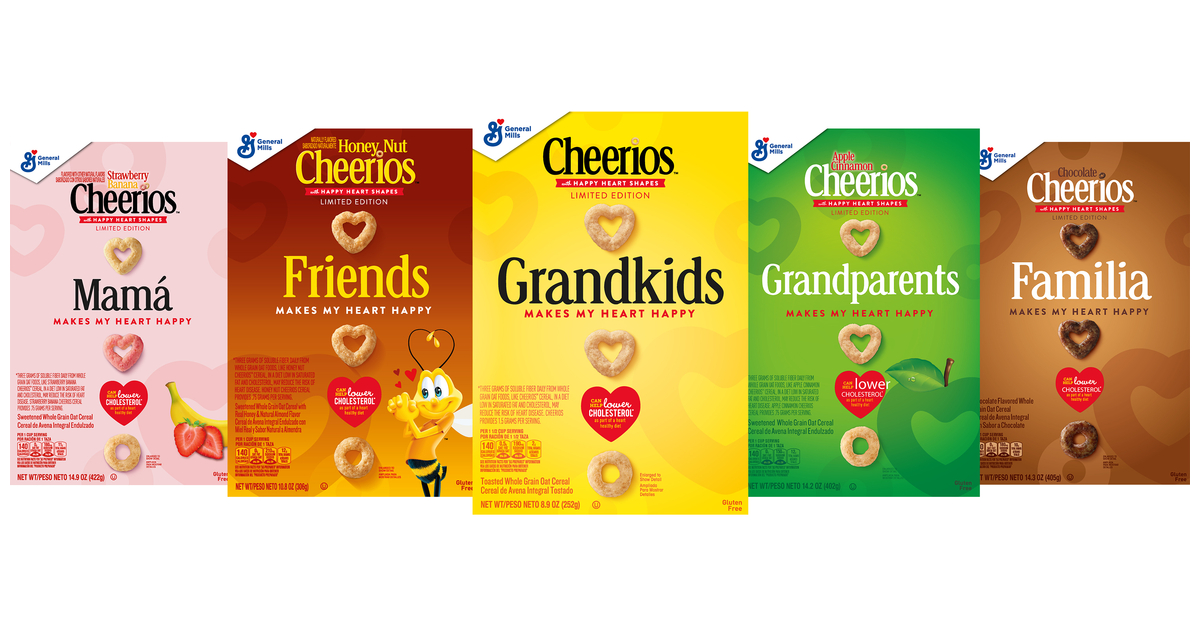 Heart-Shaped Cheerios are Back with Special-Edition Name Boxes ...