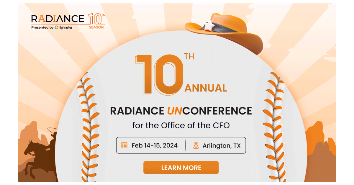 HighRadius Hosts 10th Annual Radiance, the Office of the CFO ...