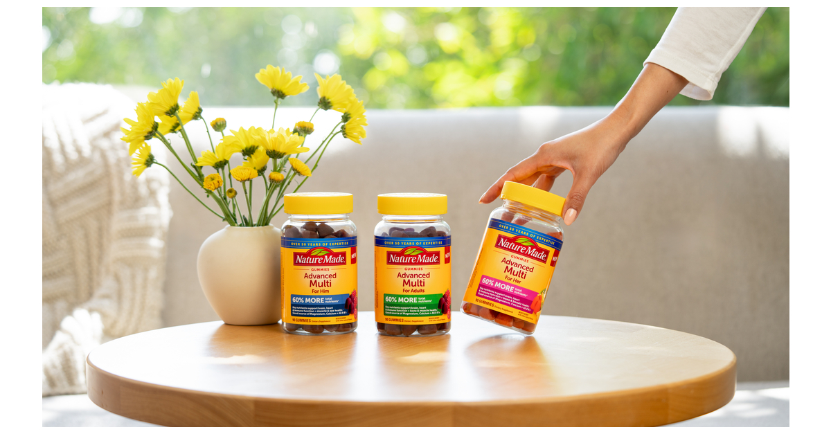Nature Made® Introduces Advanced Multivitamin Gummies with a Unique ...