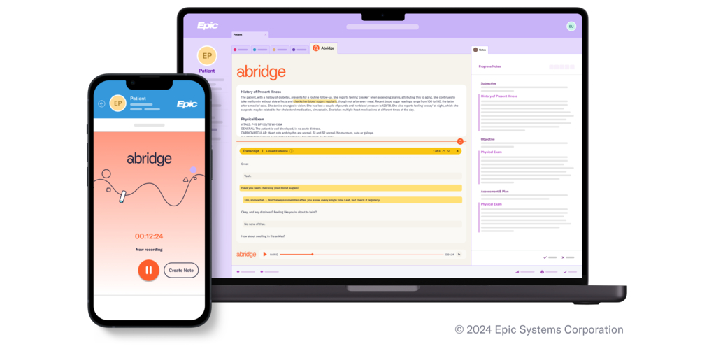 Abridge Announces “Abridge Inside” with Epic Integration from Haiku to ...
