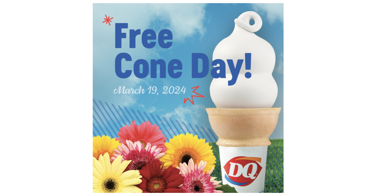Dairy Queen Declares First Day of Spring “Treat Szn” With Free Cone Day ...