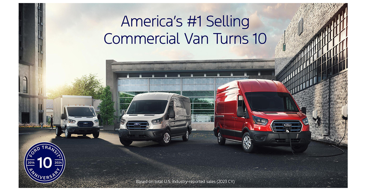 A Decade of Success: Ford Pro Marks 10th Anniversary of Transit Van in ...