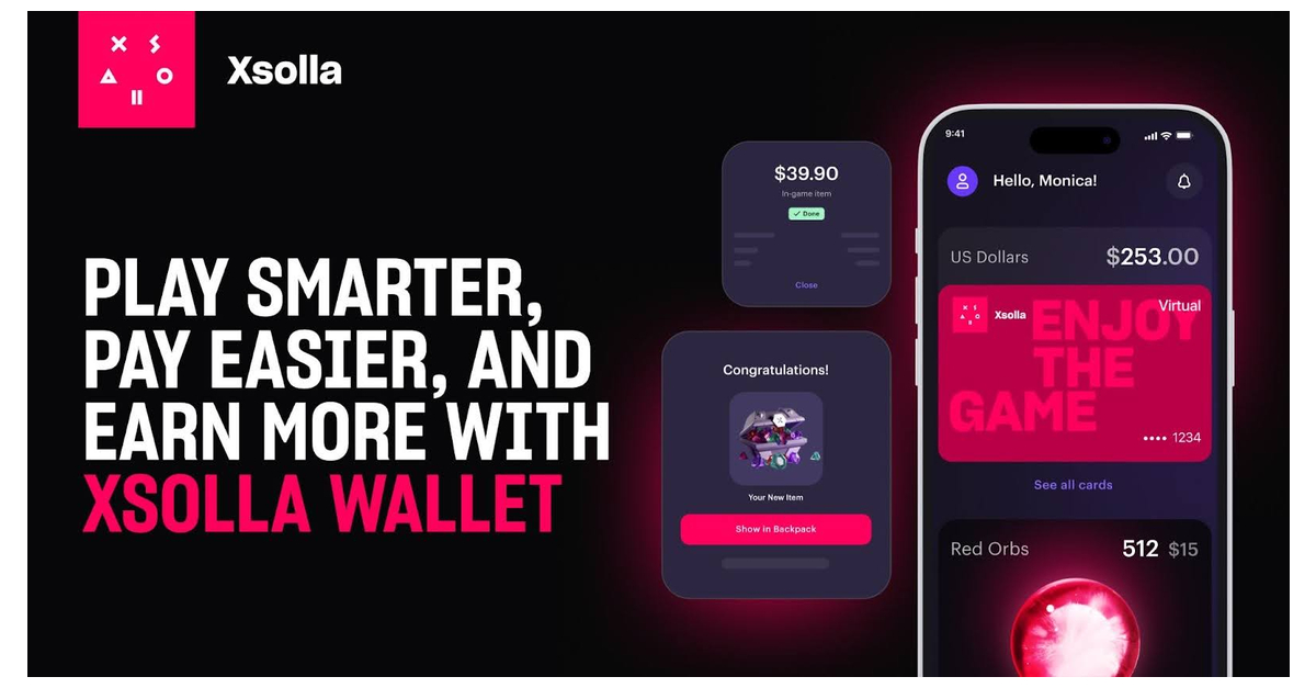 Xsolla首次推出Xsolla Wallet，通过嵌入式金融解决方案和即时收益功能为开发者和创作者赋能 | Business Wire