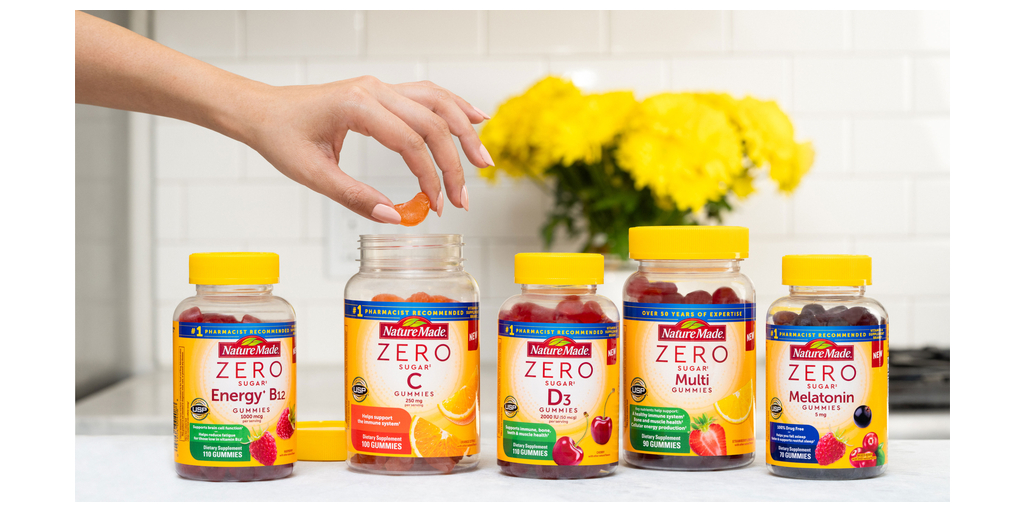 Nature Made® Introduces Zero Sugar‡ Gummies to Help Even More Consumers ...