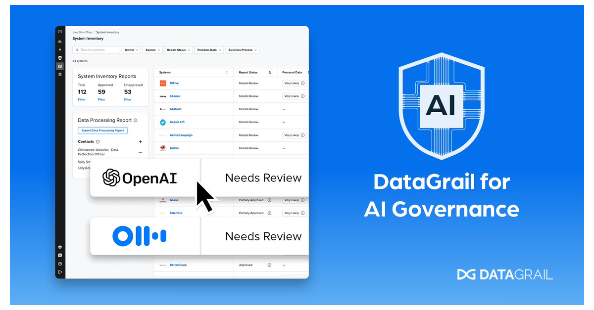DataGrail’s AI Governance Solution Uncovers Shadow AI & Helps ...