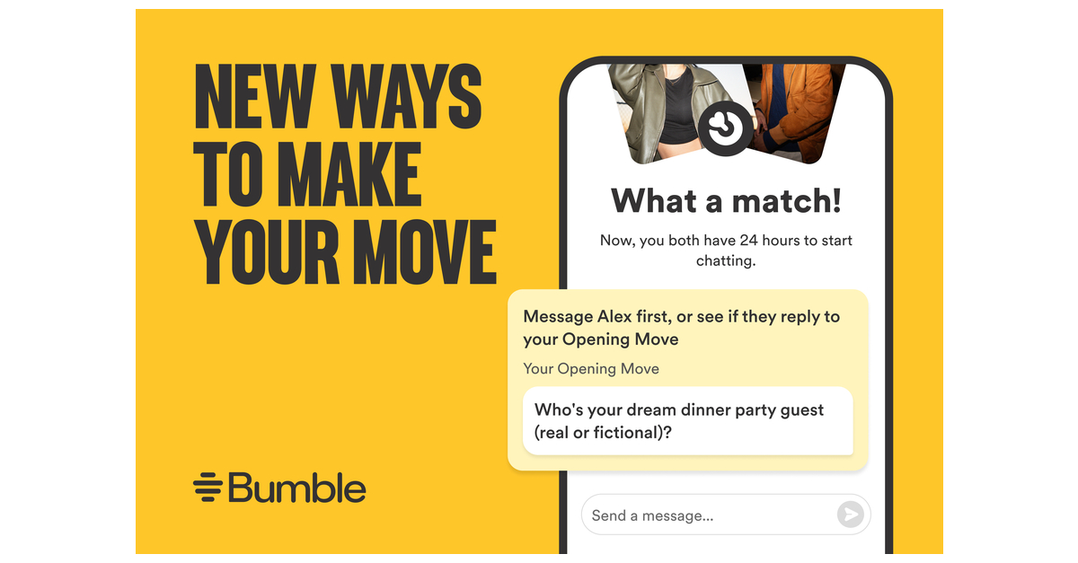 Bumble Gives Women More Choice to Make the First Move | Business Wire
