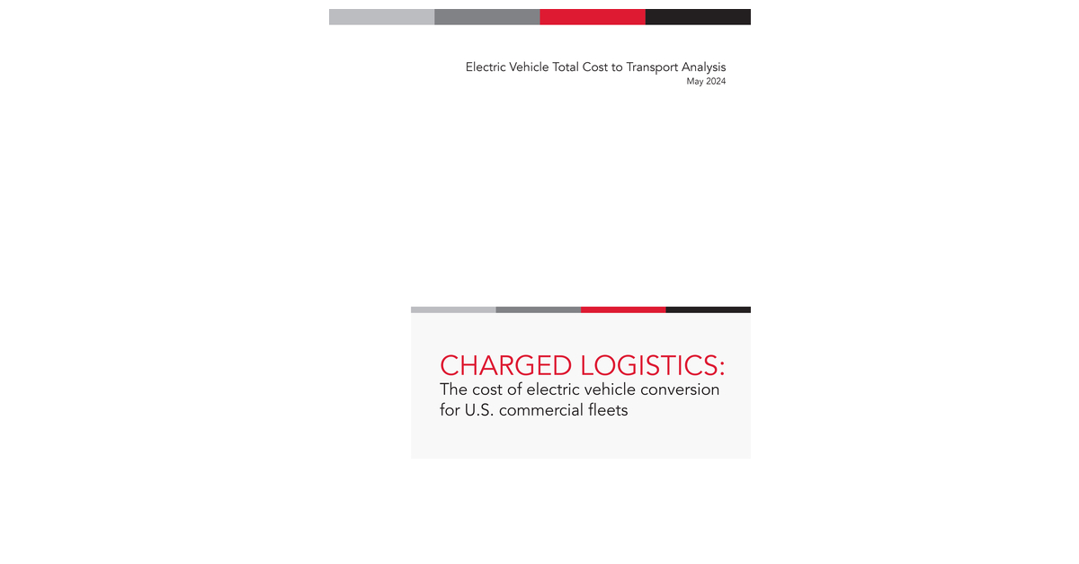 Ryder Examines Economic Impacts of Converting to Commercial Electric ...