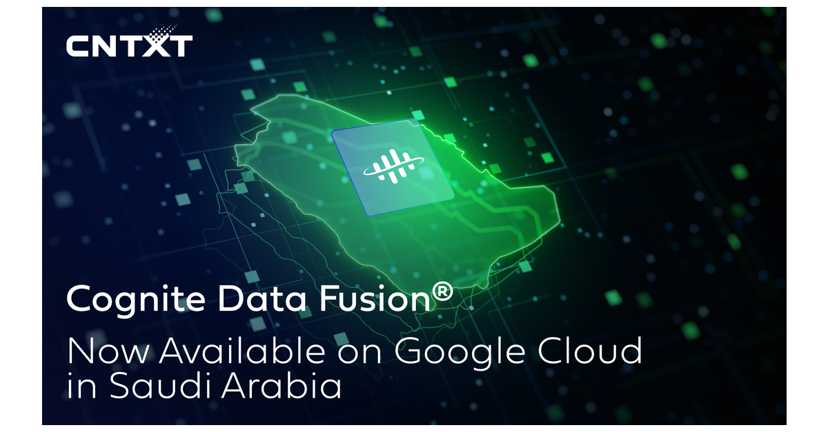 Cognite Data Fusion®现已登陆沙特阿拉伯Google Cloud平台 | Business Wire
