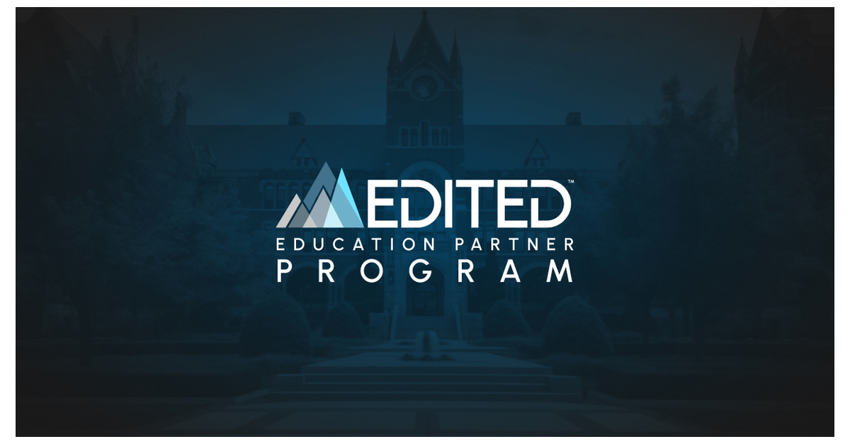 EDITED™ Launches Education Partner Program | Business Wire