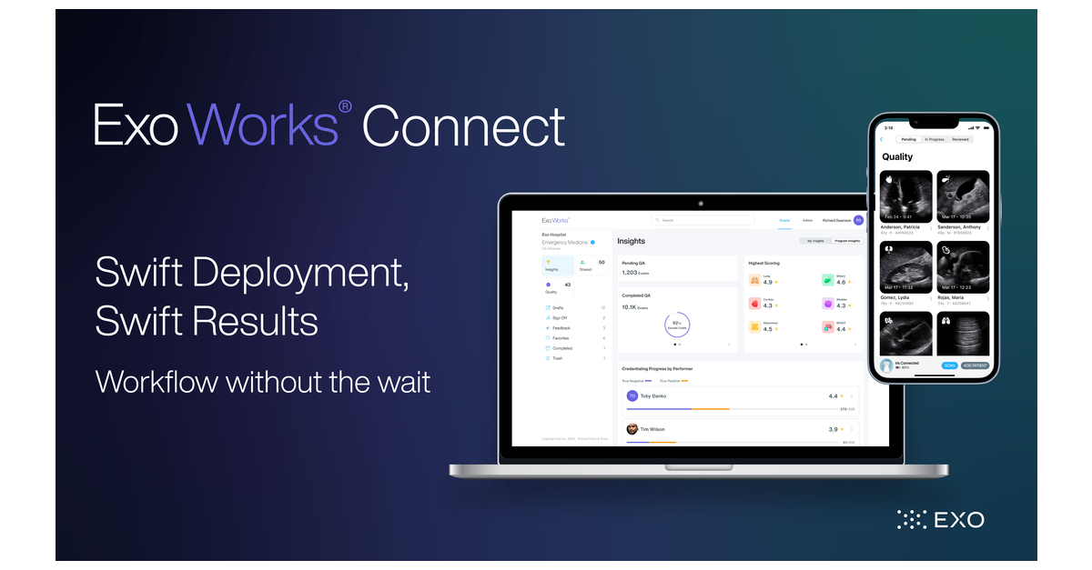 Exo Introduces Exo Works® Connect to Deploy POCUS Programs in Days ...